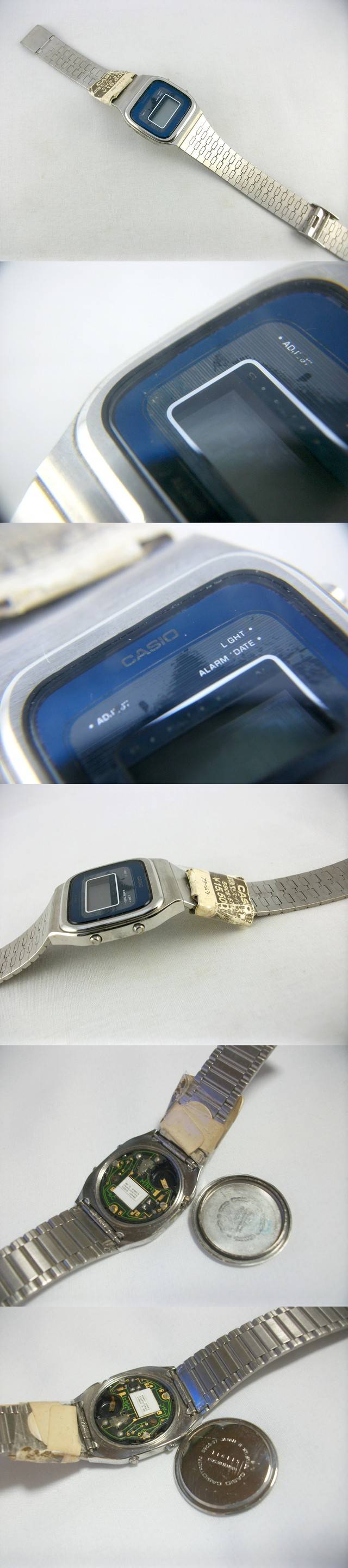 日本代購代標第一品牌【樂淘letao】－x22u51★ジャンク CASIO 古い腕時計 デジタル 59CS-57B 超薄型スーパー 在庫品 珍品