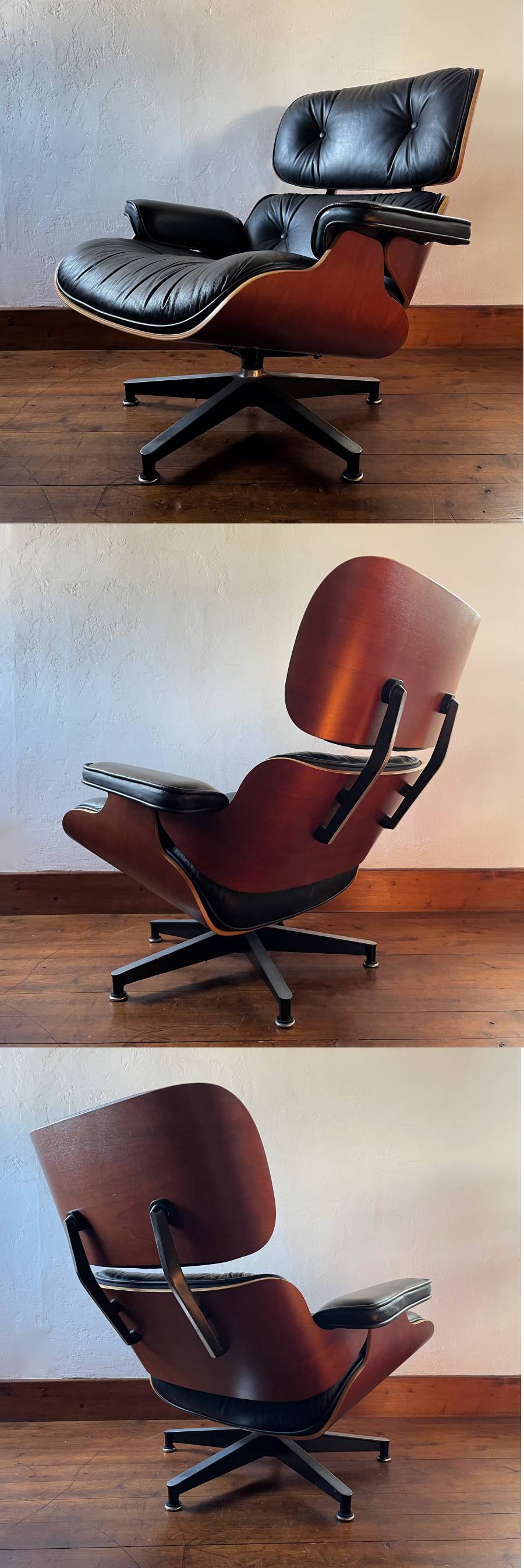 日本代購代標第一品牌【樂淘letao】－『EAMES』Herman Miller 美品 ハーマンミラー ラウンジチェア+オットマン 2000年生産分 ヴィンテージ ナチュラルチェリー