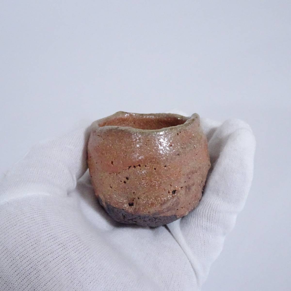 日本代購代標第一品牌【樂淘letao】－ぐい呑み 酒器 鈴木五郎 盃 酒杯 志野 本物保証 S7