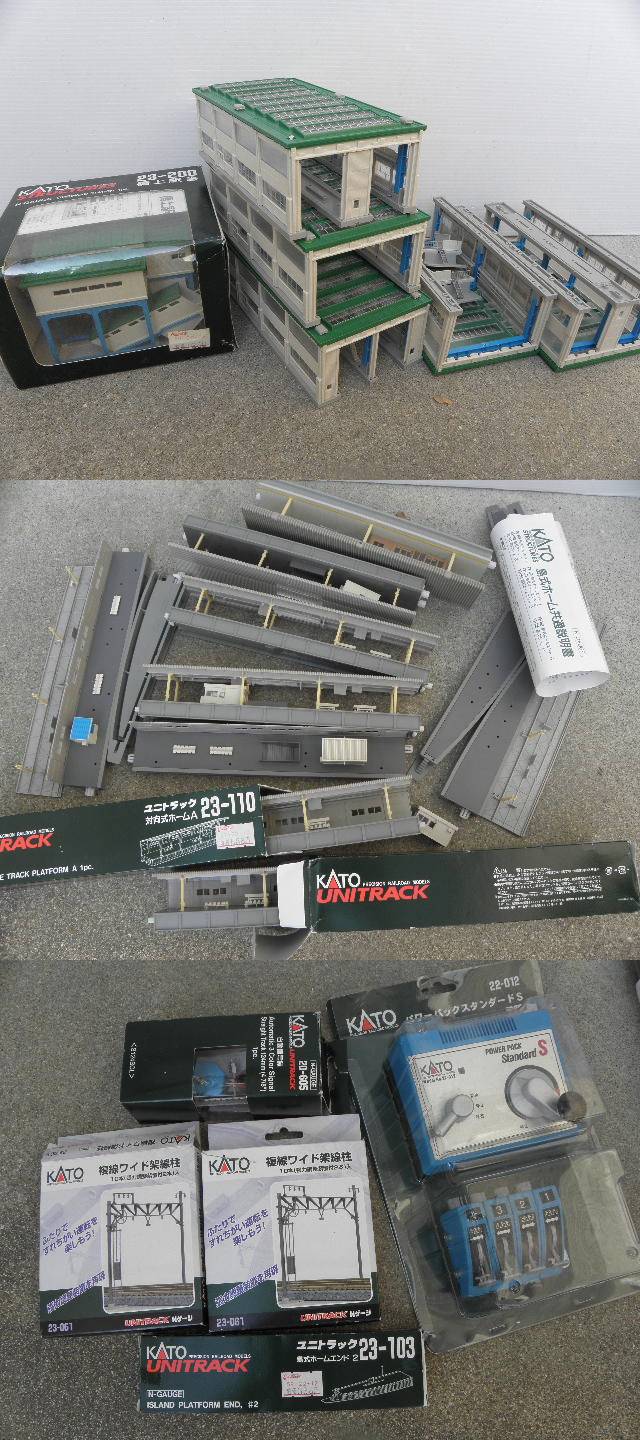 日本代購代標第一品牌【樂淘letao】－93 大量 Nゲージ 線路 レール 等 まとめて ジャンク品 / 鉄道模型 ジオラマ KATO カトー