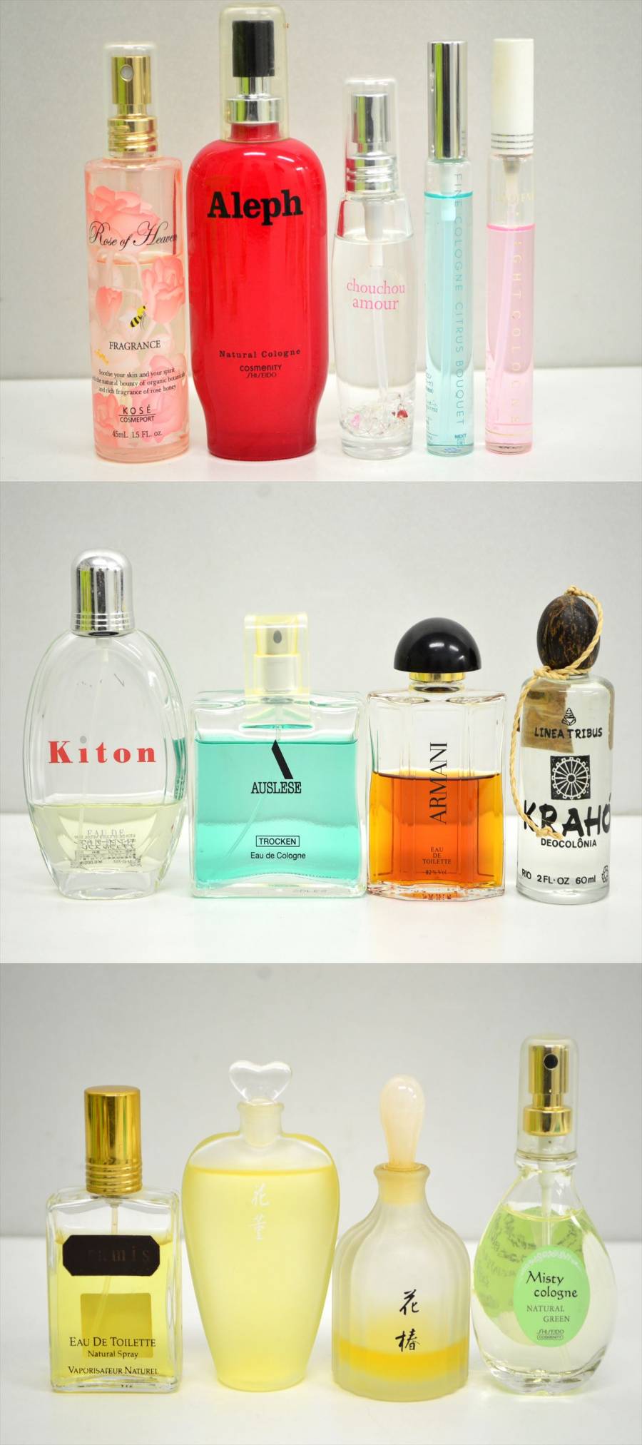 日本代購代標第一品牌【樂淘letao】－KM606 現状品まとめて ブランド香水/コロン 中古セット シャネル・ブルガリ・Dior・アルマーニ etc..