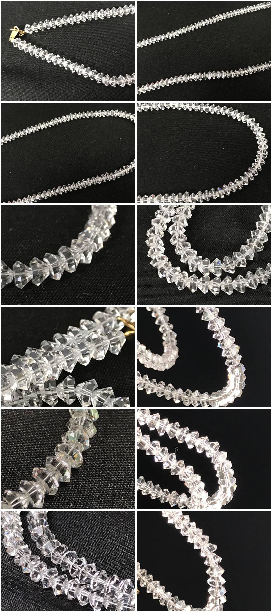 日本代購代標第一品牌【樂淘letao】－☆中古☆水晶 ネックレス 2.9mm程度 約44.5cm 留め具 K18刻印有り